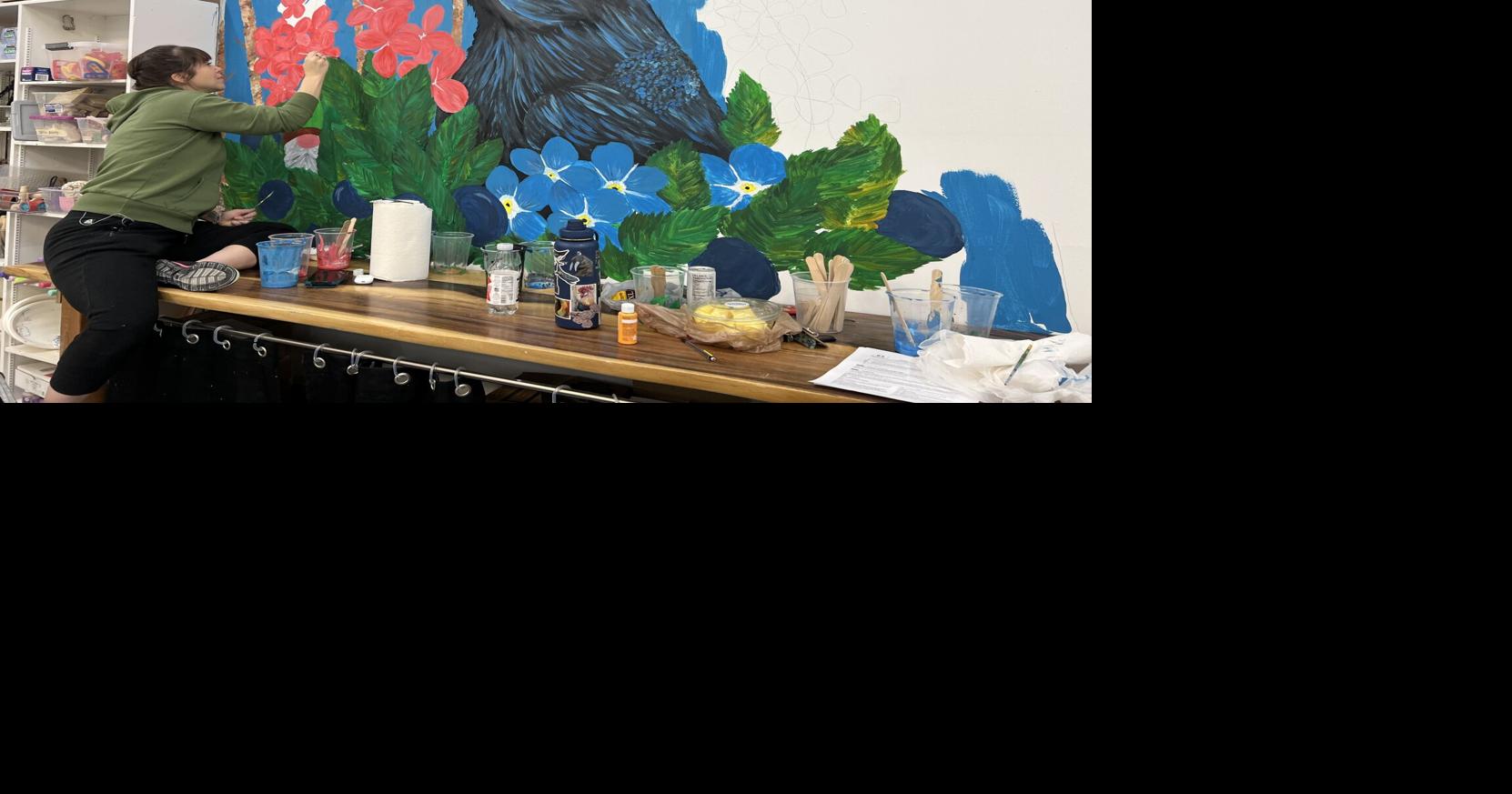 Longtime artist goes big with raven mural | Kris Capps | newsminer.com