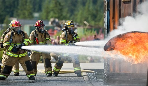 Juneau firefighters train for airport emergencies | Alaska News ...
