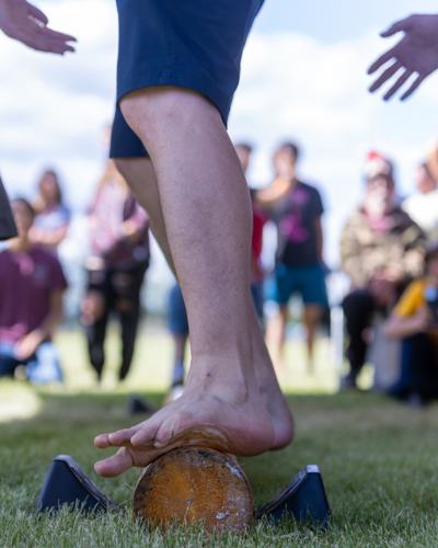 Greased pole walk takes place during day two of WEIO games | Local ...
