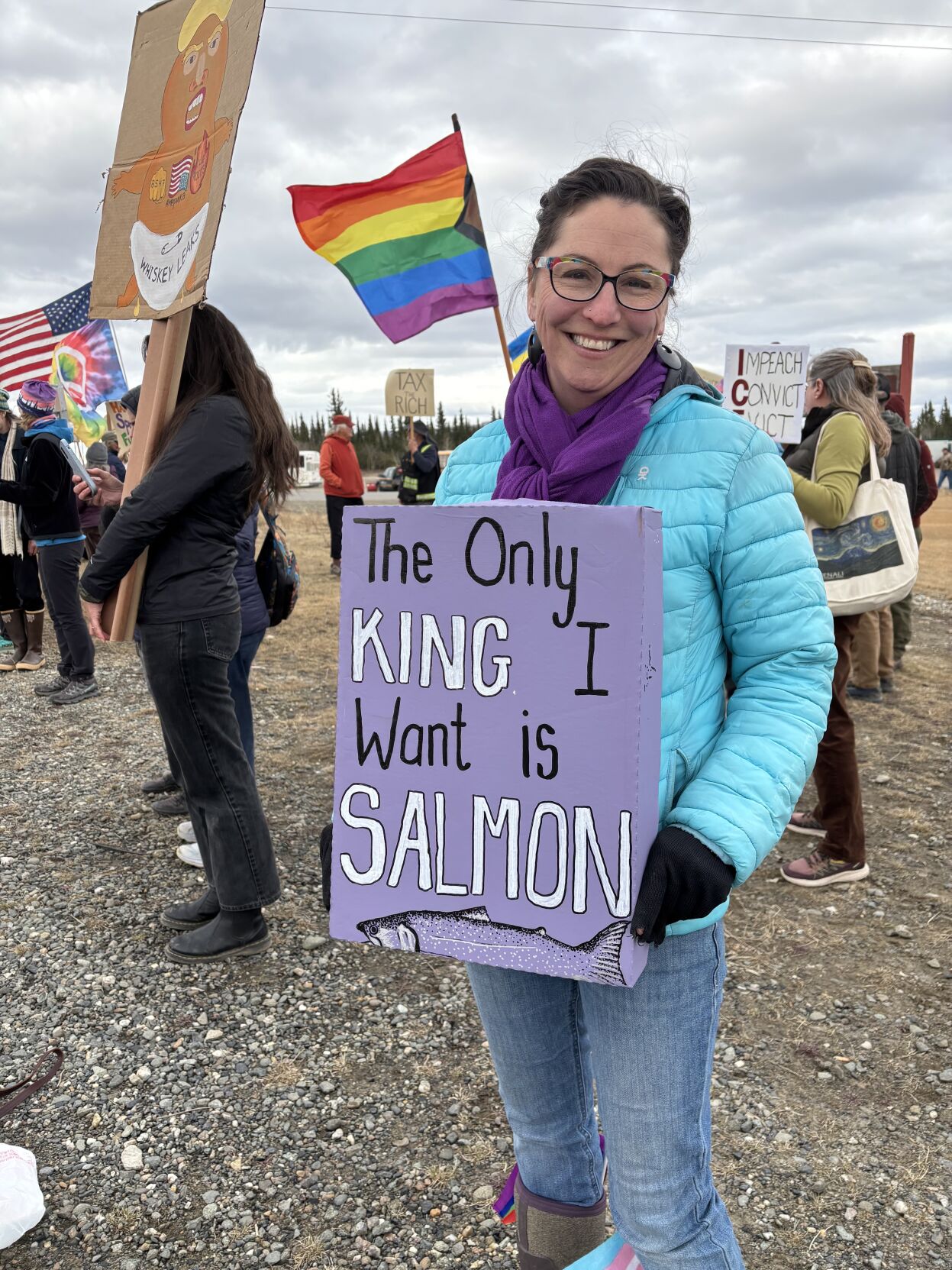 Labor groups rally on May Day | Local News | newsminer.com