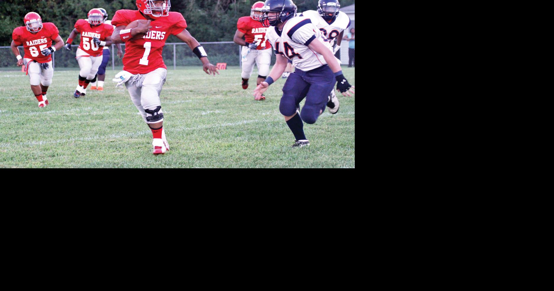 Rappahannock Raiders varsity football team defeats Middlesex Chargers ...