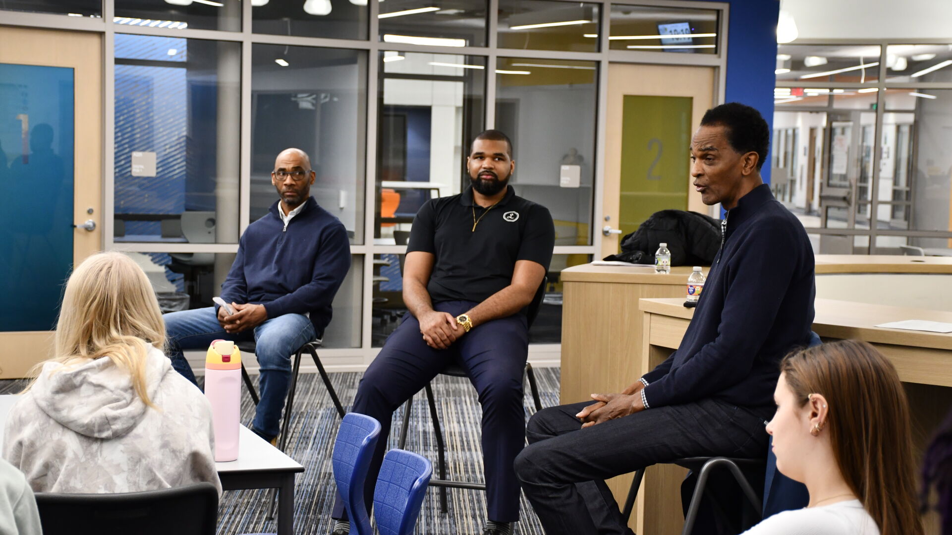 NBA Hall of Famer Ralph Sampson & son visit WHS | Education ...