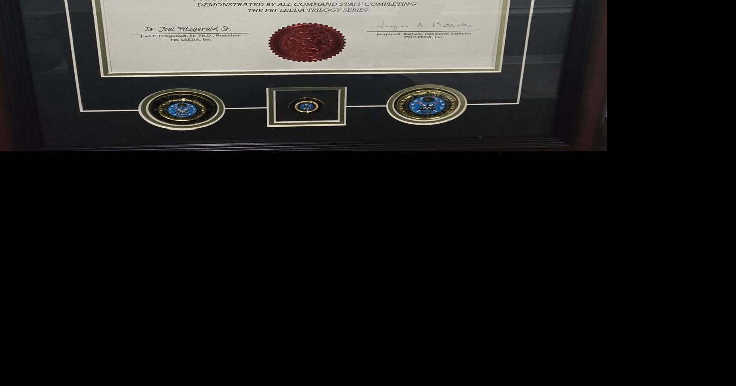 Warsaw PD receives FBI-LEEDA Agency Award | News | newsontheneck.com