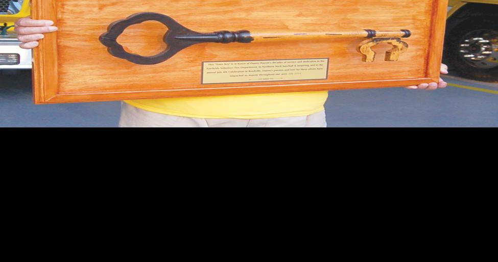 Danny Haynie awarded key to Reedville for longtime service to community ...