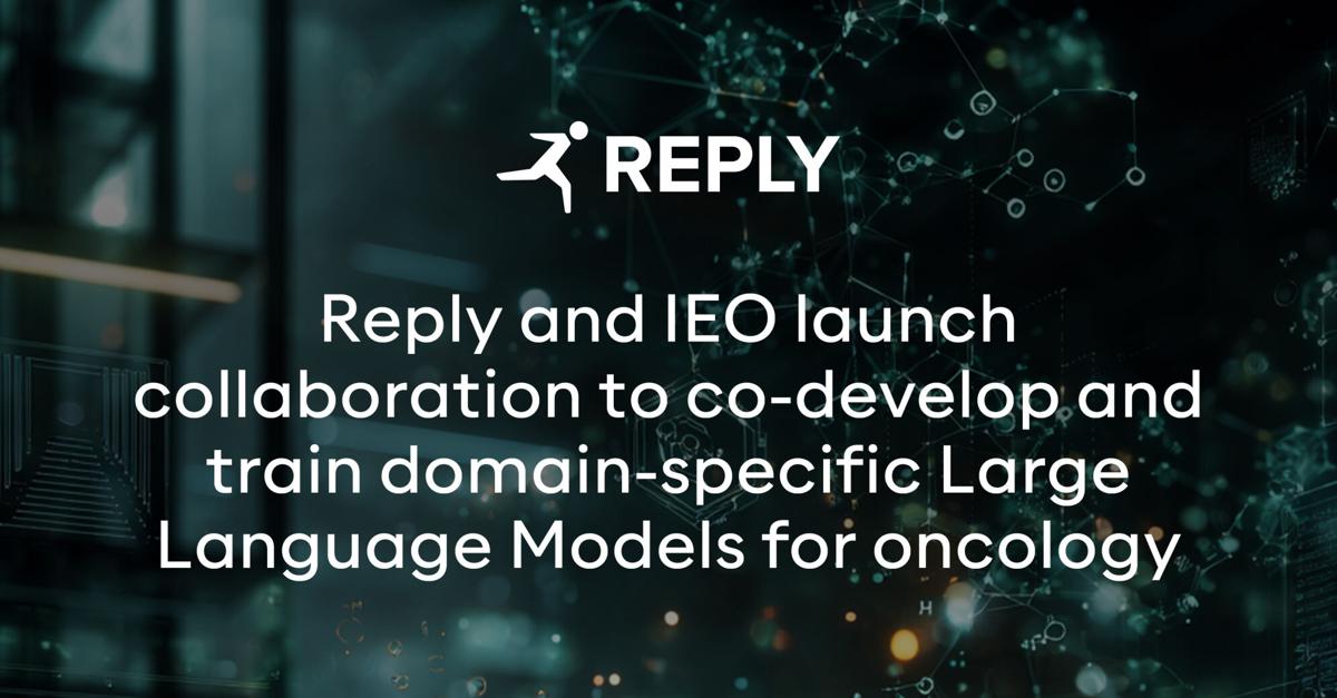 Reply and IEO Launch Collaboration to Co-Develop and Train Domain ...