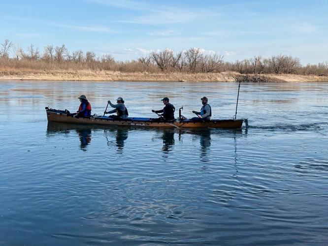 Four paddlers ready to attempt a speed record covering all 2,341 miles ...