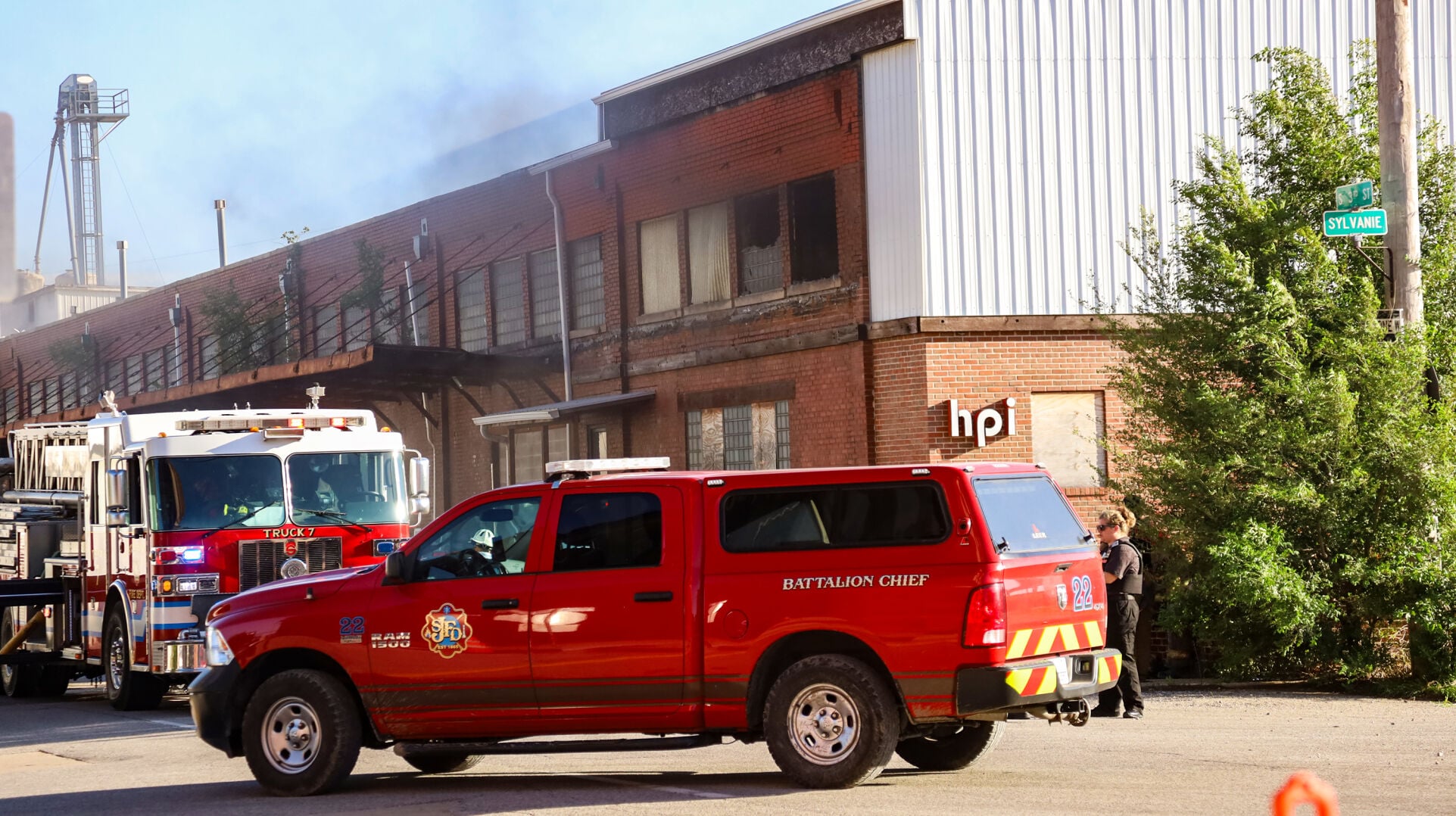 SJFD puts down pallet fire inside abandoned building on Third and ...
