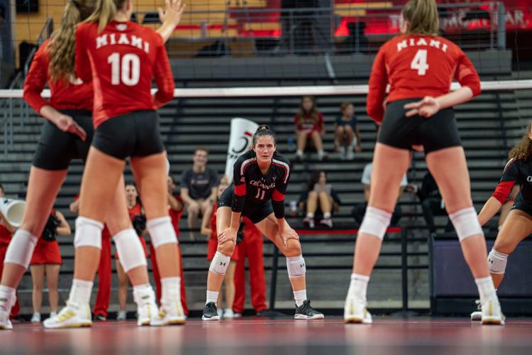 PHOTOS | Cincinnati women's volleyball defeats the Miami RedHawks 3-0 ...