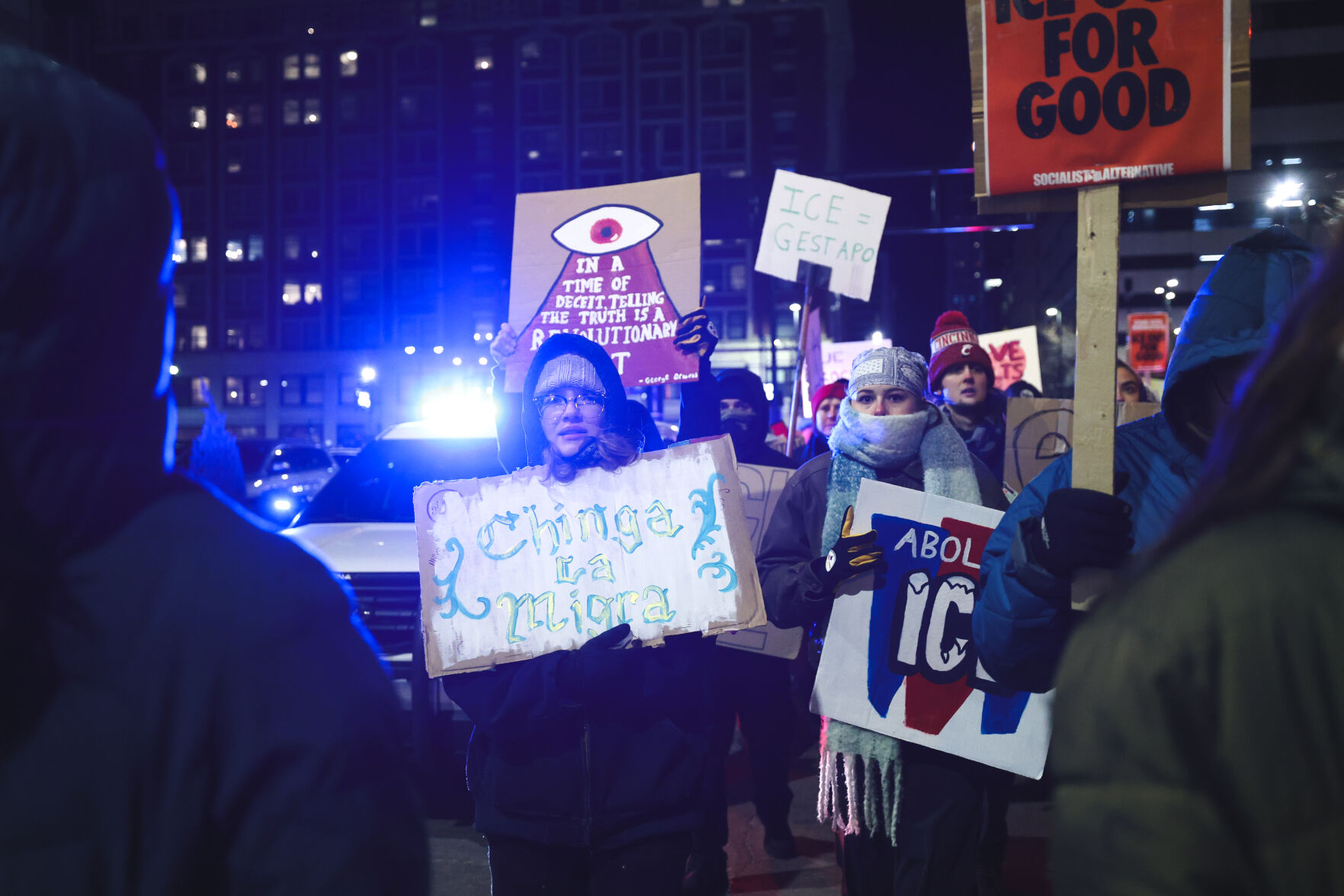Anti-ICE rally marches through downtown Cincinnati | News | newsrecord.org