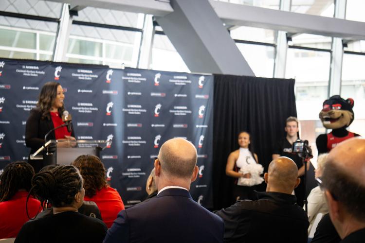 PHOTOS | UC welcomes Katrina Merriweather as the new women's basketball ...