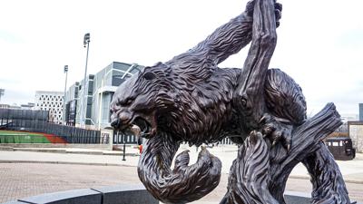 Bye, bye bearcat: Iconic statue going to storage | News | newsrecord.org