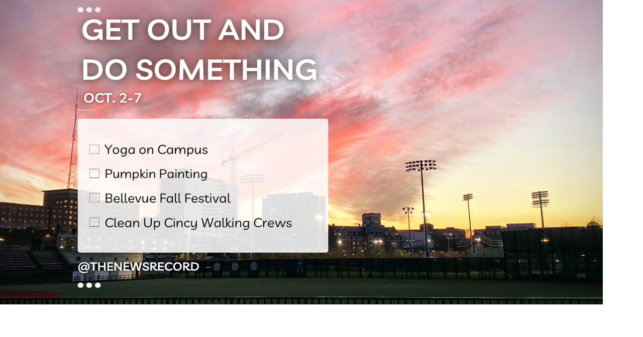 Get out and do something (Oct. 2-7) | Life and Arts | newsrecord.org