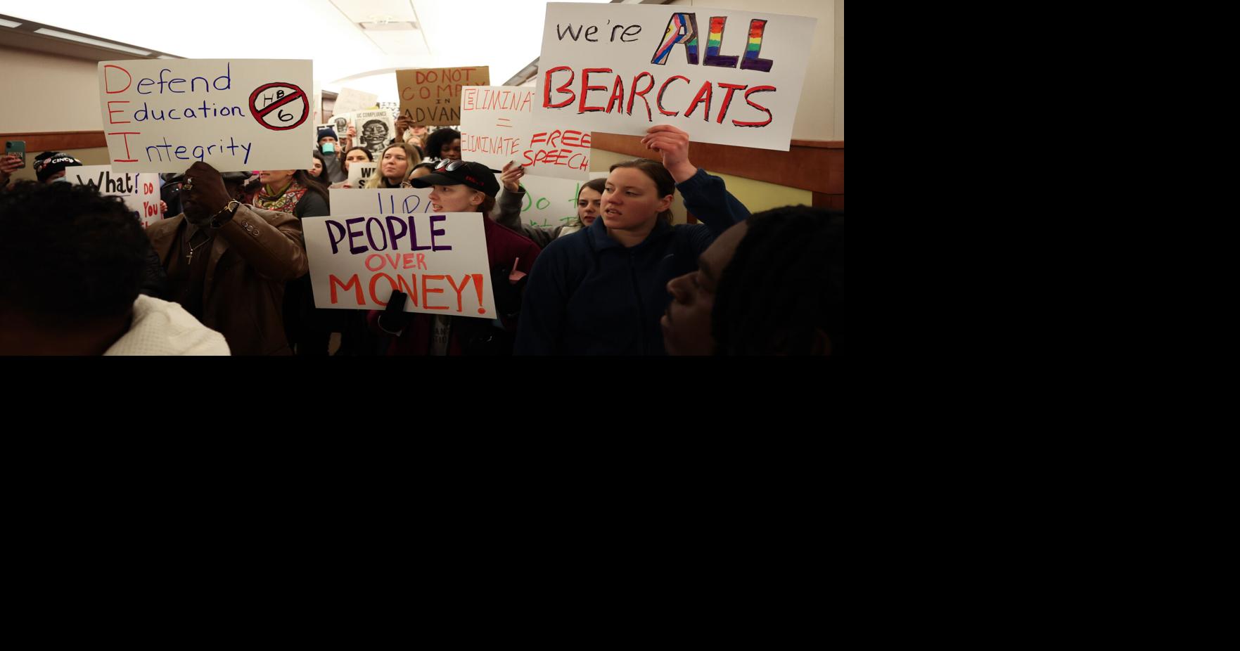 UC students, faculty protest Senate Bill 1 outside Board of Trustees ...