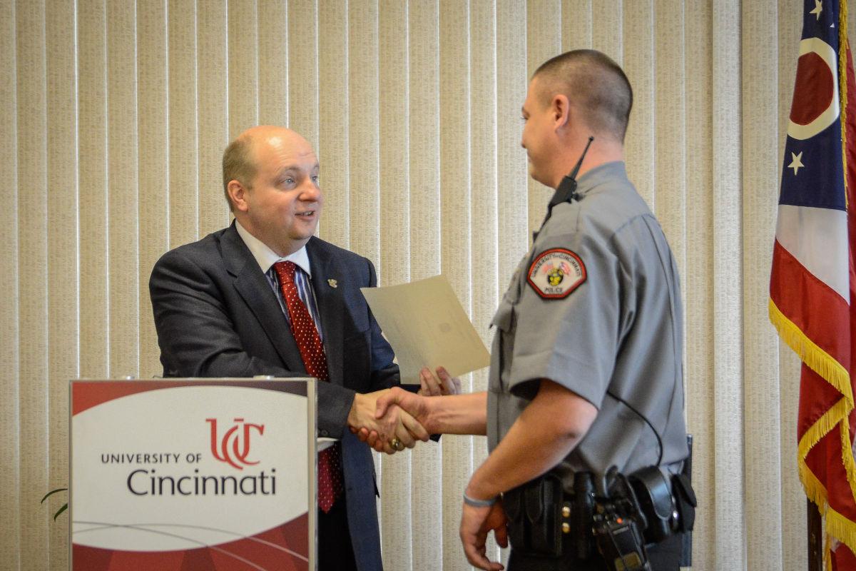 Nine new officers sworn into UCPD service | | newsrecord.org