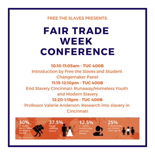 ‘Free the Slaves’ student chapter hosts Fair Trade Week | News ...