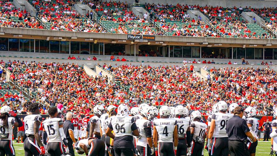PHOTOS | Bearcats victorious over Miami University 38-17 in Battle for ...