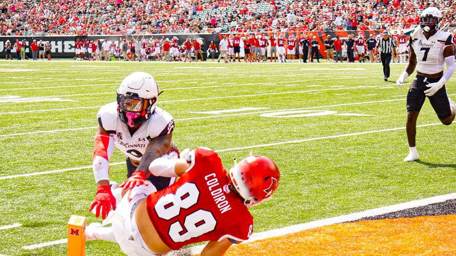 PHOTOS | Bearcats victorious over Miami University 38-17 in Battle for ...