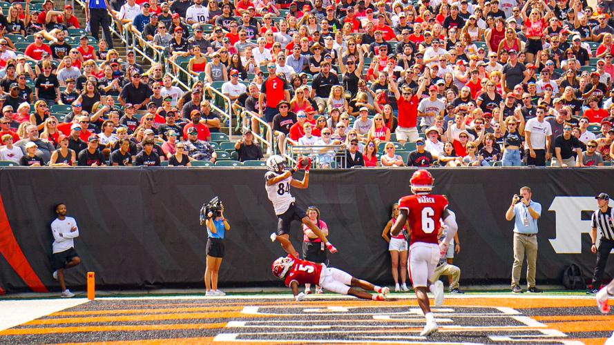 PHOTOS | Bearcats victorious over Miami University 38-17 in Battle for ...