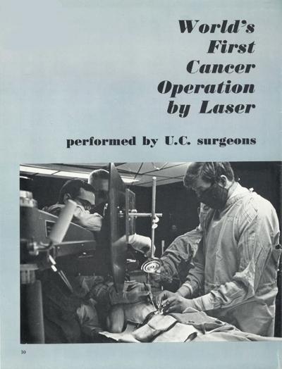 UC celebrates 50th anniversary of world’s first laser cancer treatment ...