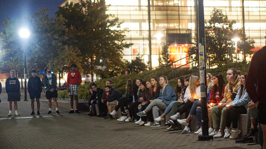 PHOTOS | Balloon release and open mic held for Cayden Turner | Gallery ...