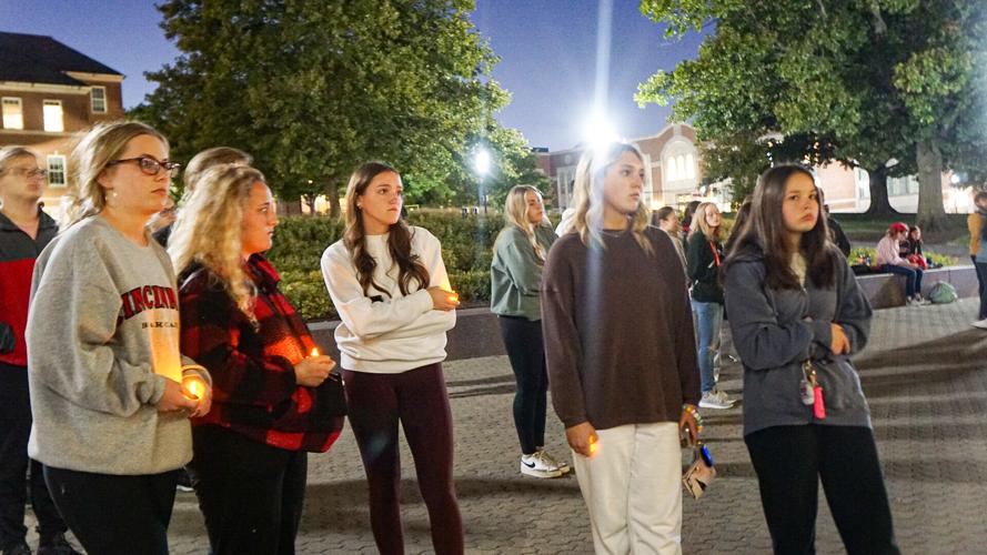 PHOTOS | Balloon release and open mic held for Cayden Turner | Gallery ...