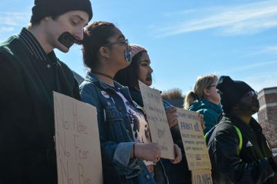 Students hold silent protest | News | newsrecord.org