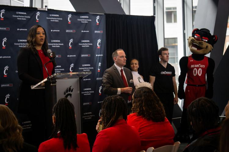 PHOTOS | UC welcomes Katrina Merriweather as the new women's basketball ...