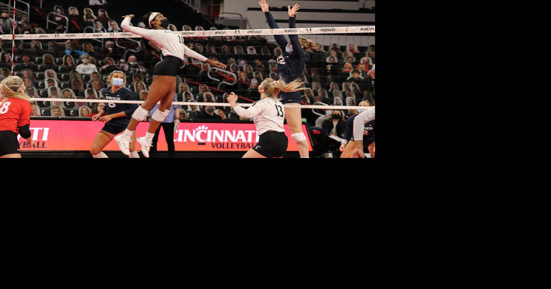 PHOTOS: Xavier volleyball beats UC to split the Crosstown Rivalry ...