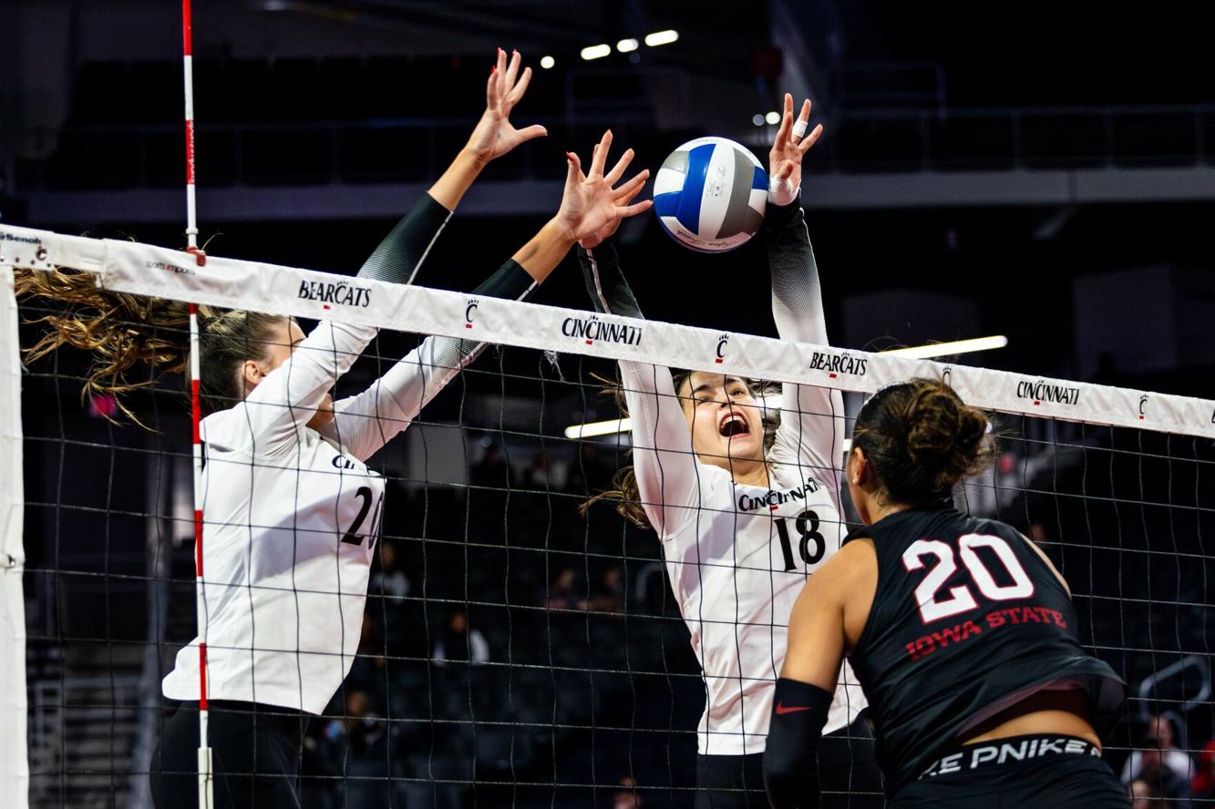 UC volleyball falls in four sets to the Iowa State Cyclones | Sports ...