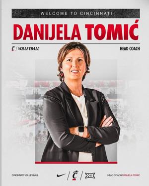 Cincinnati hires Danijela Tomic as next volleyball coach | Volleyball ...