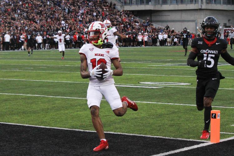 PHOTOS | Cincinnati Bearcats loses Victory Bell to Miami Redhawks ...