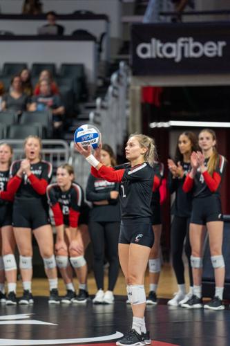 PHOTOS | Cincinnati women's volleyball defeats the Miami RedHawks 3-0 ...