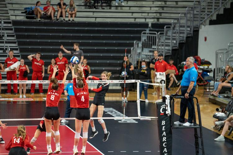 PHOTOS | Cincinnati women's volleyball defeats the Miami RedHawks 3-0 ...