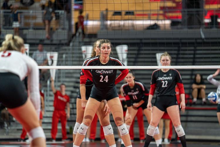 PHOTOS | Cincinnati women's volleyball defeats the Miami RedHawks 3-0 ...