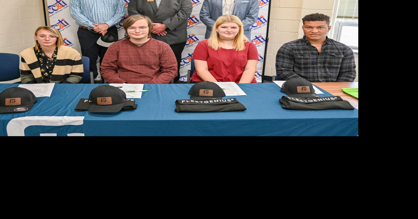 CCC&TI students sign apprenticeship agreements with local employer ...