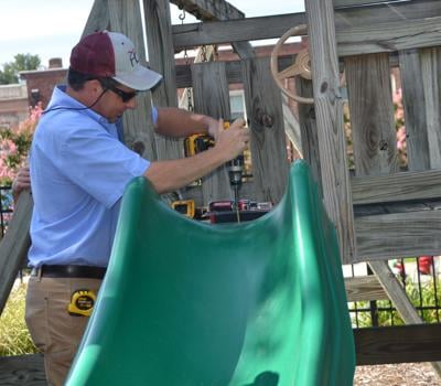 Stolen slide replaced at church | Local News | newstopicnews.com