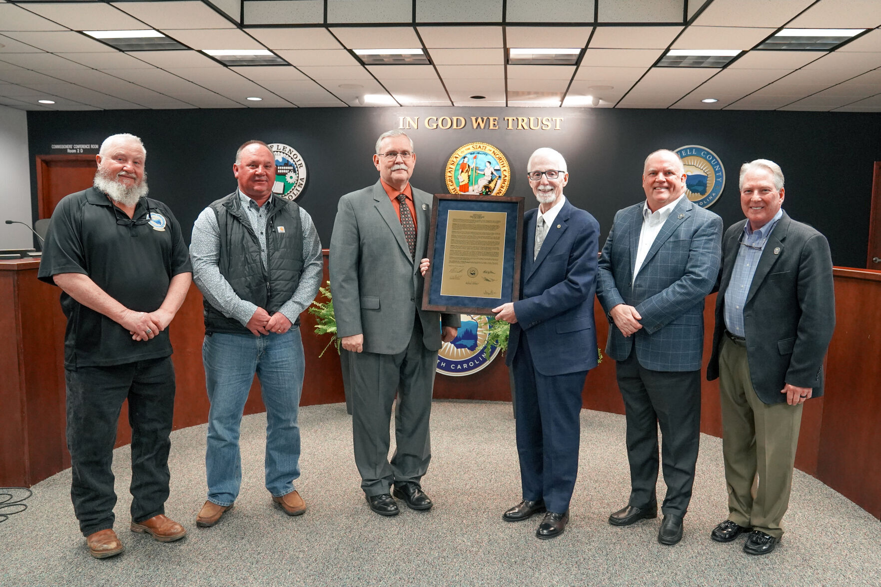 Commissioners honor judge Brady, accept county manager's resignation ...