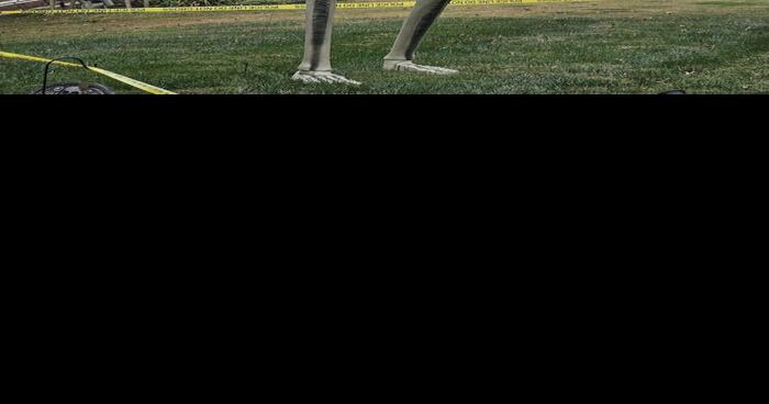 Pennell Street family displays 12-foot-tall skeleton for Halloween ...