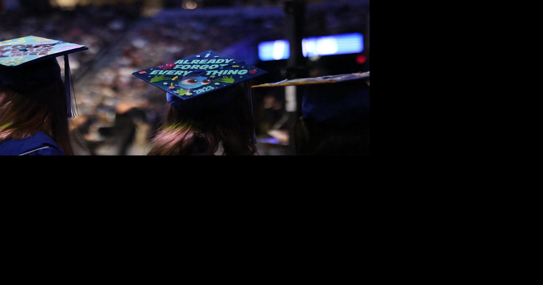 PHOTOS: A look at decorated caps at Fort's graduation