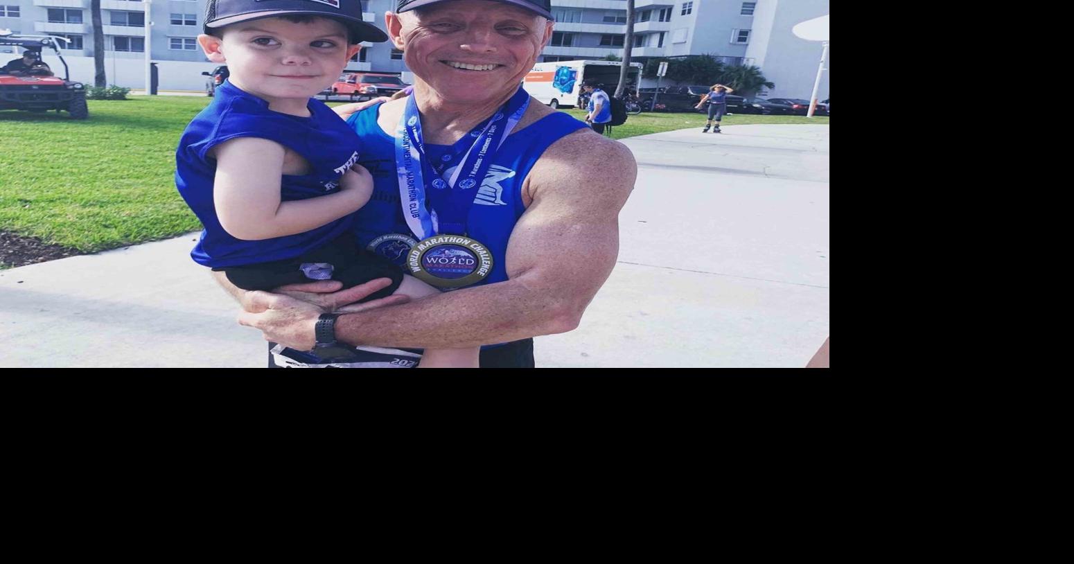 In a battle against the elements, Virginia man races in 7 marathons on ...