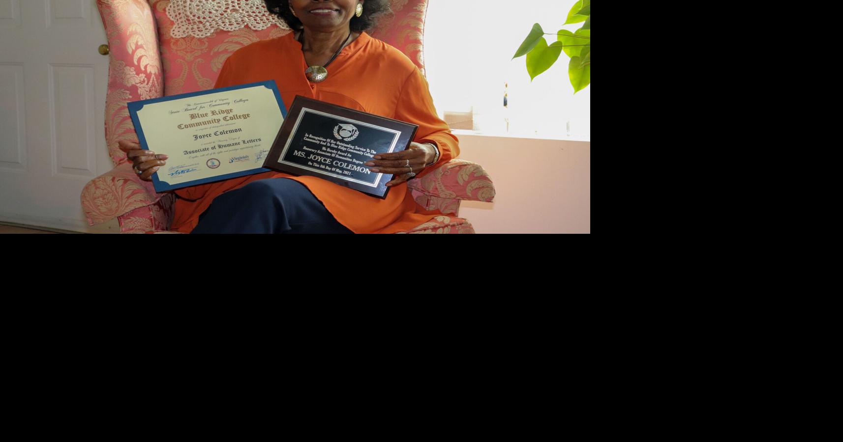BRCC to award Waynesboro’s Joyce Colemon with its first-ever honorary ...