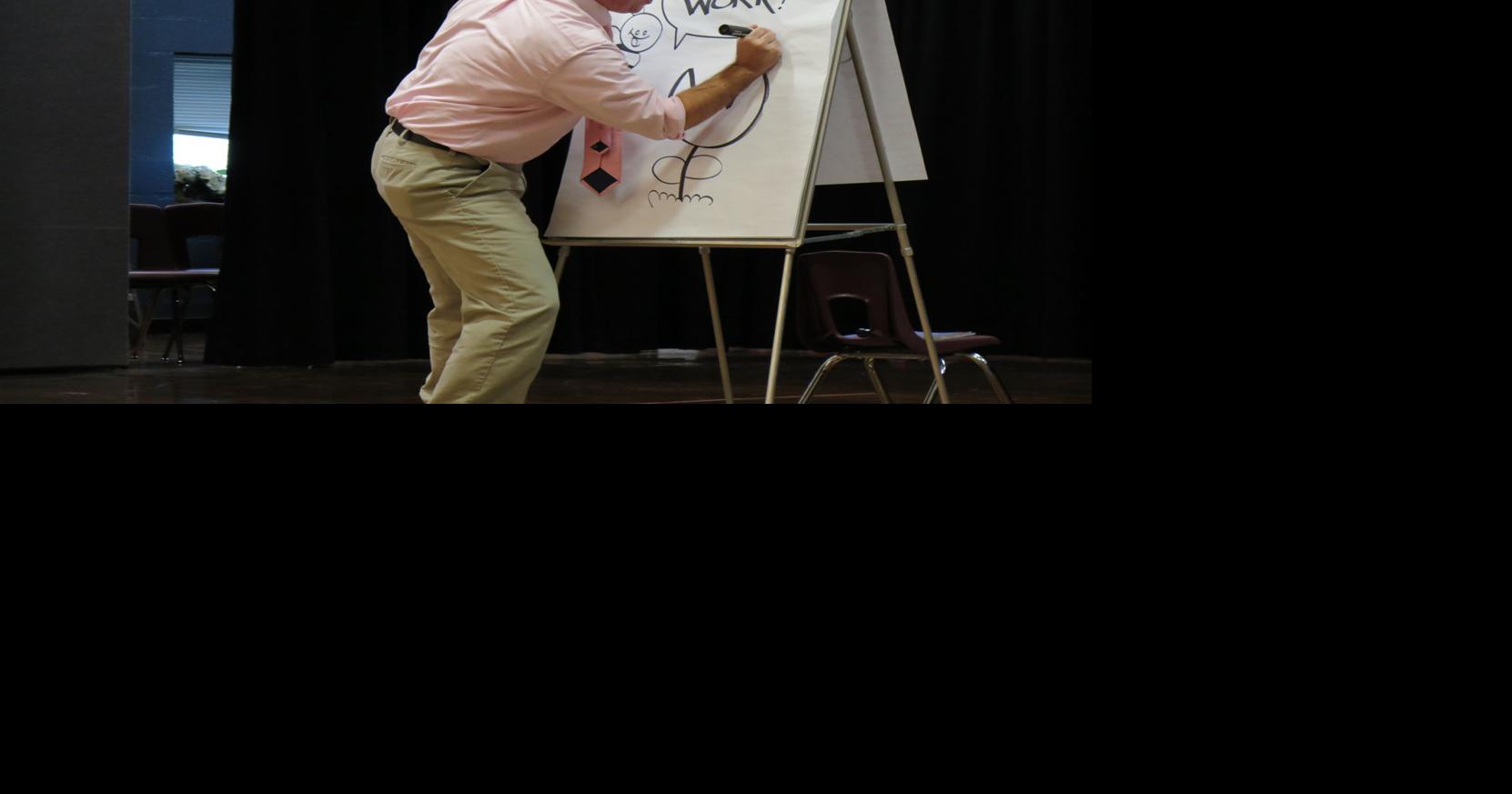 Students at Stump get special visitor