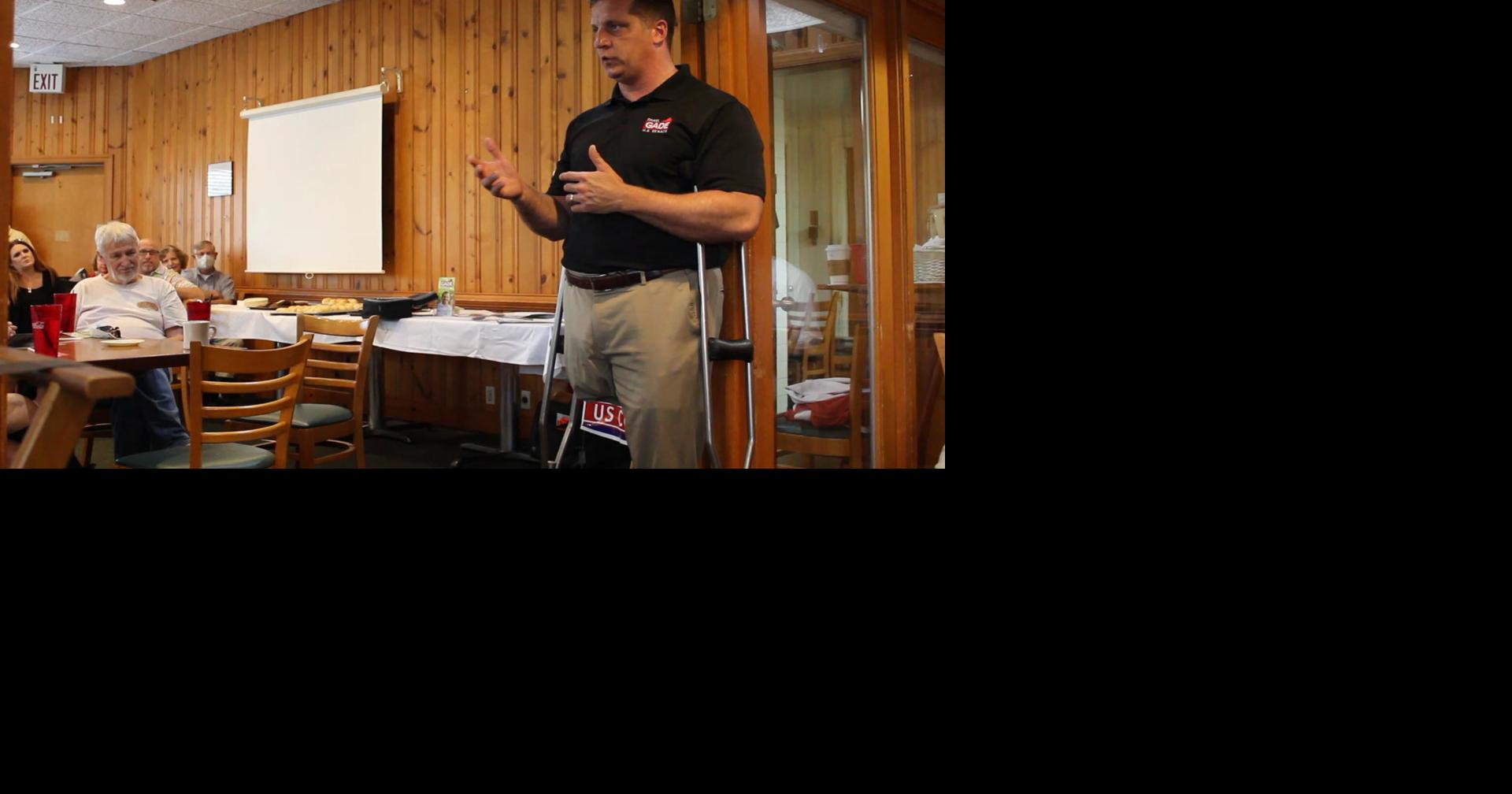 Republican Senate candidate Daniel Gade visits Staunton