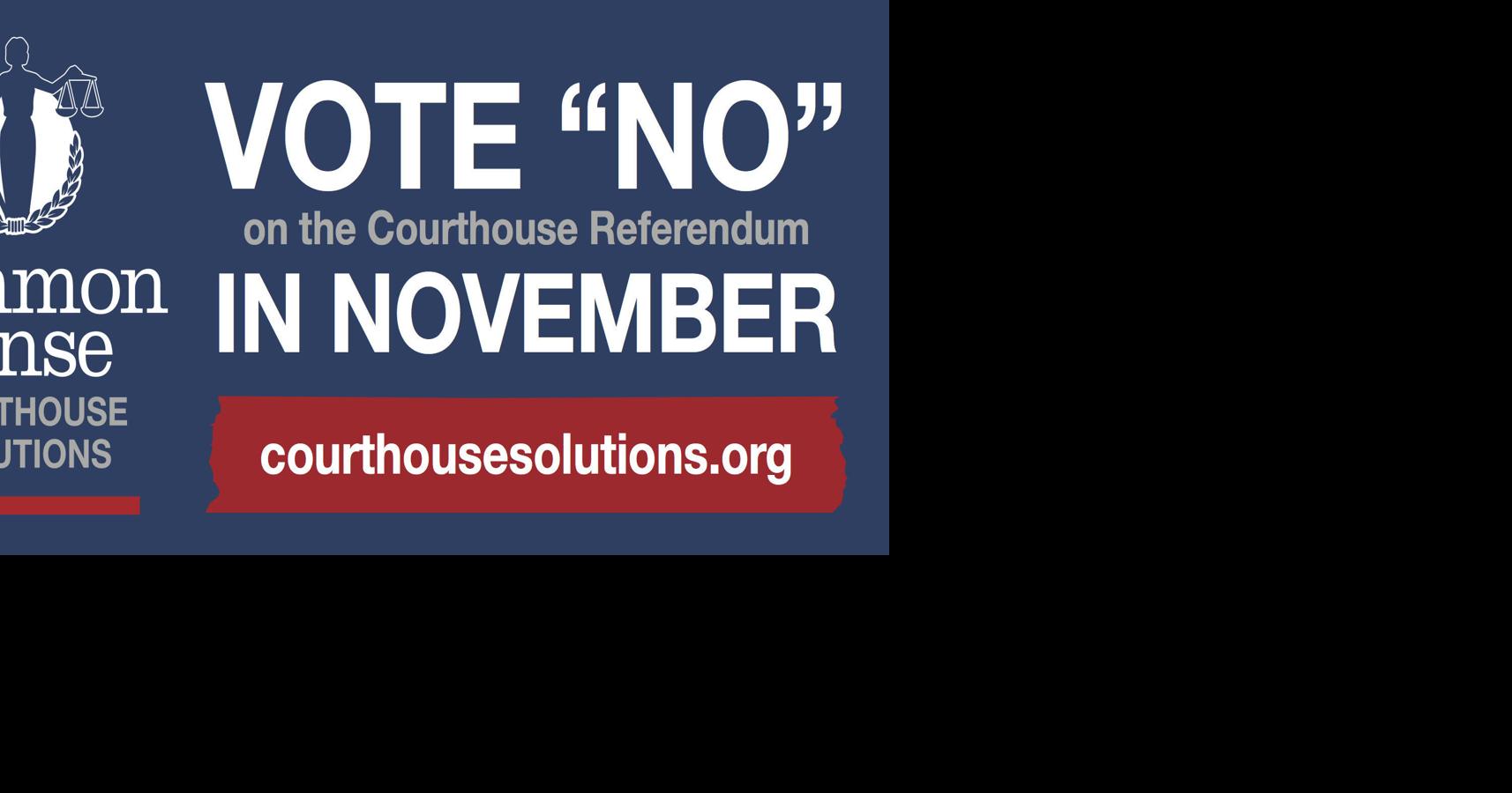 Sticker first salvo from courthouse move foes