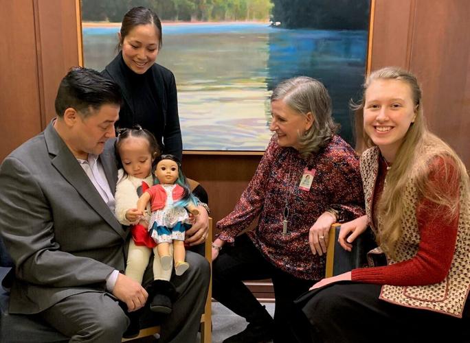 Virginia teen creates special doll for toddler born without thumbs