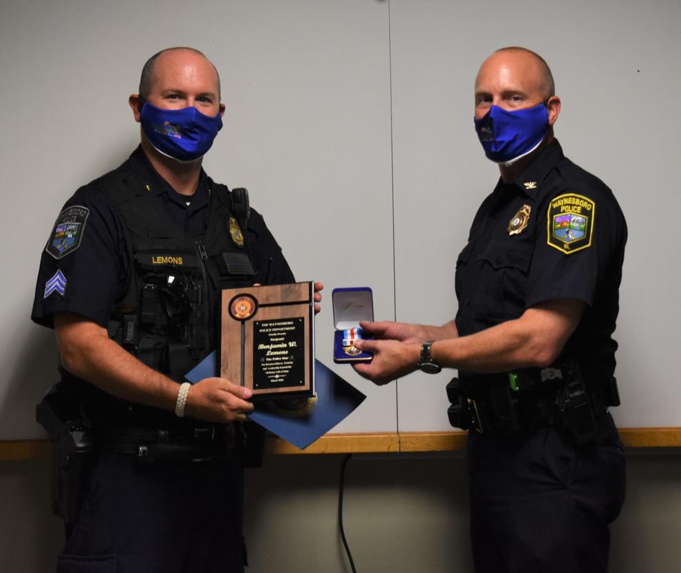 Waynesboro Police Department recognizes officers with departmental awards