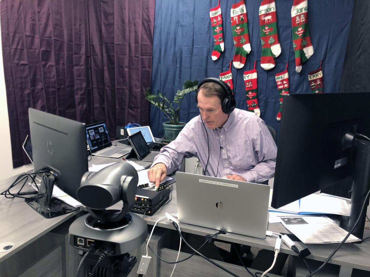 ACC Network analyst Dan Bonner works remotely from Staunton