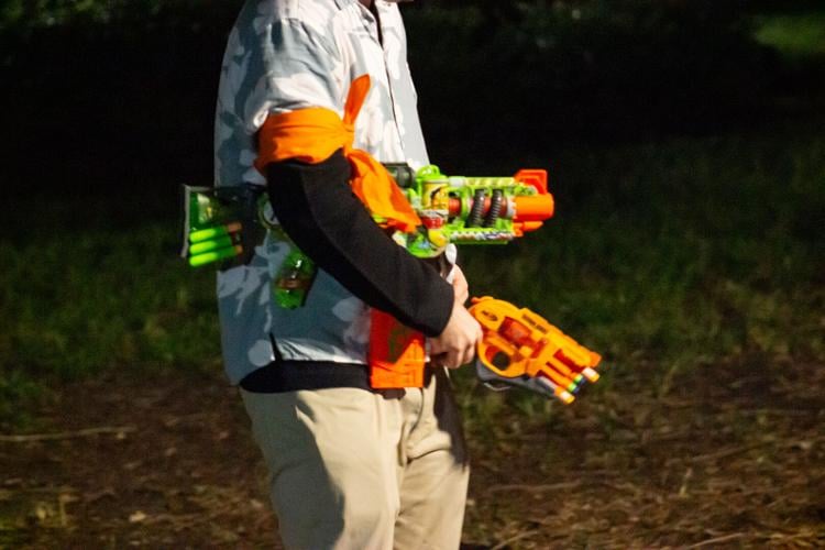 nerf war zombie