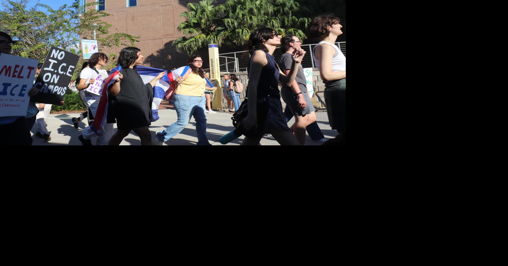 UCF students deliver letter to President Cartwright demanding the ...