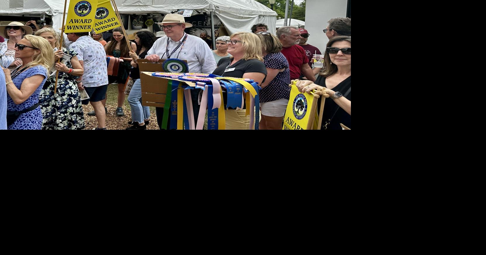 Knights explore the Winter Park Sidewalk Art Festival | Culture | The ...